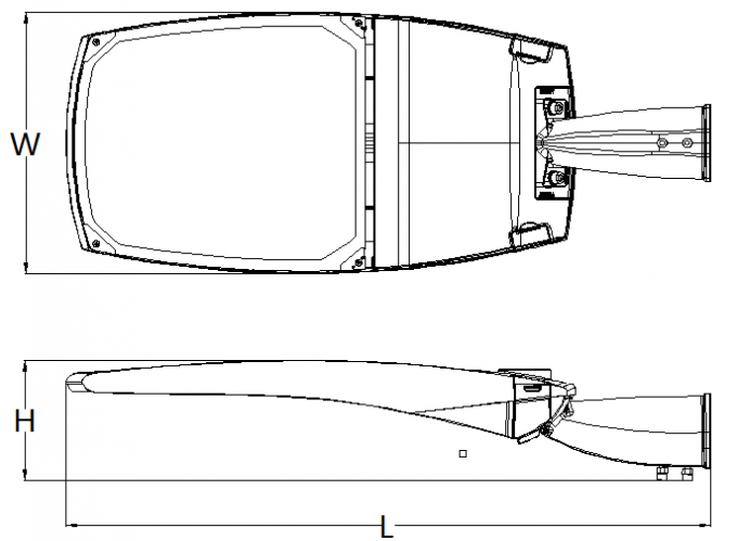 New stype nice shape led street light Nema Zhaga led street light die ...