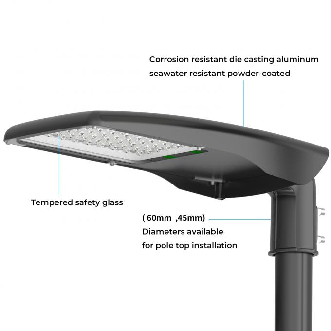 60mm Pole Mounting Housing Street Lighting Fixtures ENEC Outdoor