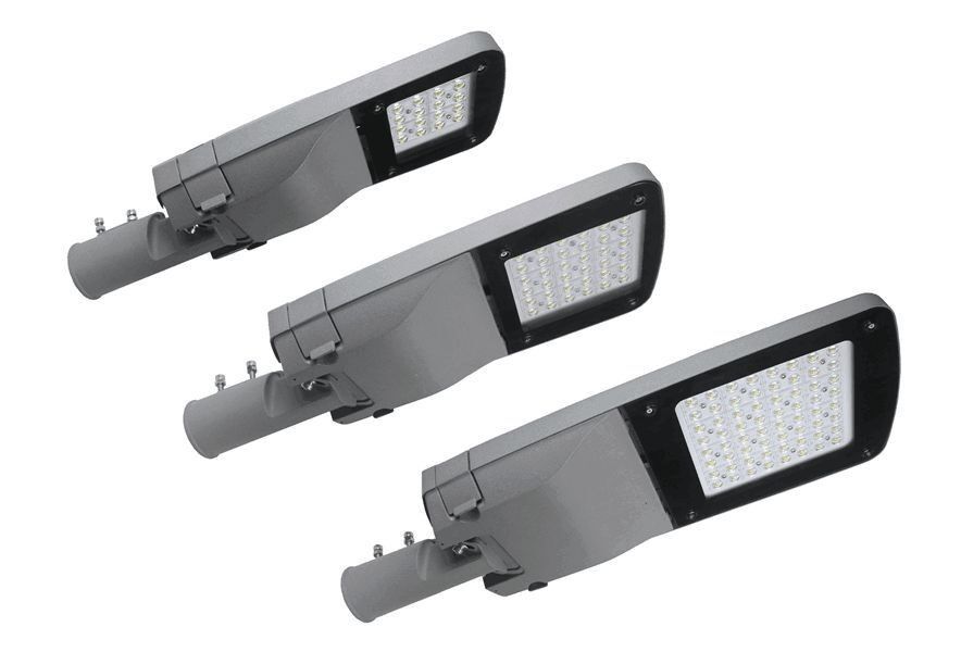 Die Casting Aluminum Housing LED Street Light Fixtures High Power AC90 ...
