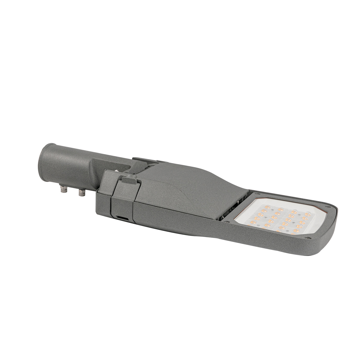 Square Outdoor LED Street Light Housing 160lm/W 15 Degree Tilting