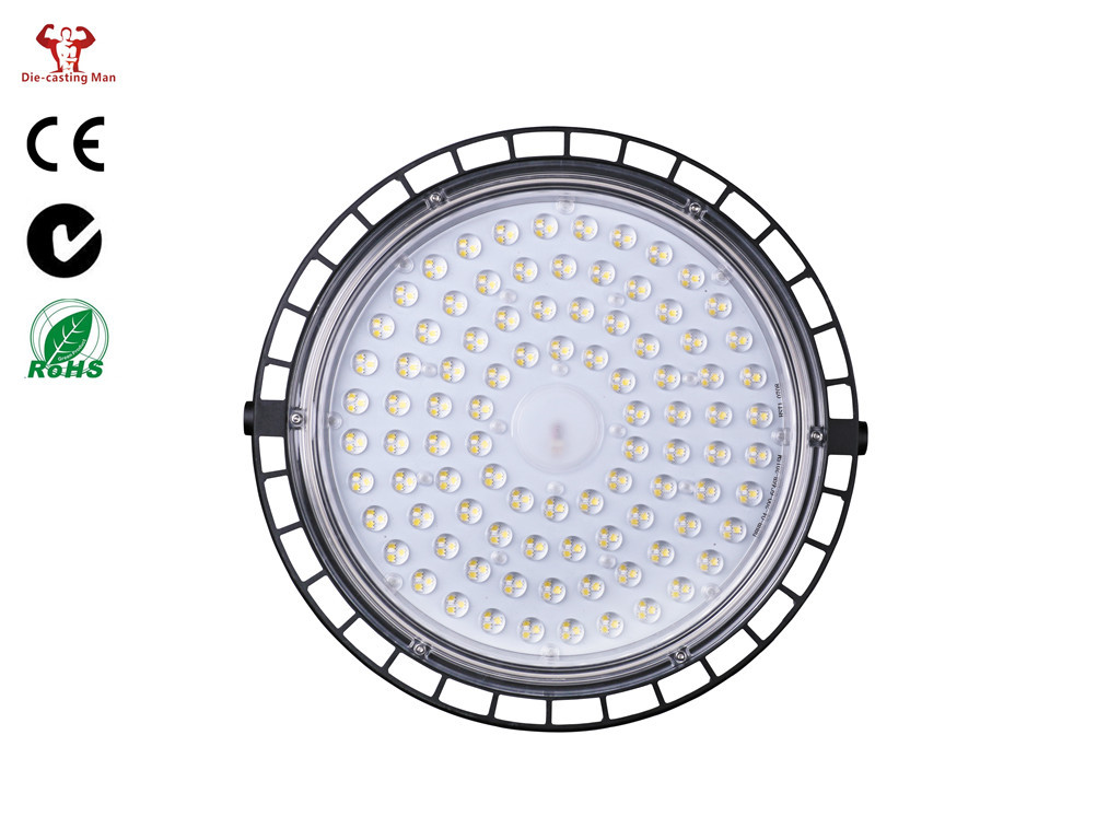 100W IP66 Outdoor 5000h Round Led High Bay Lights